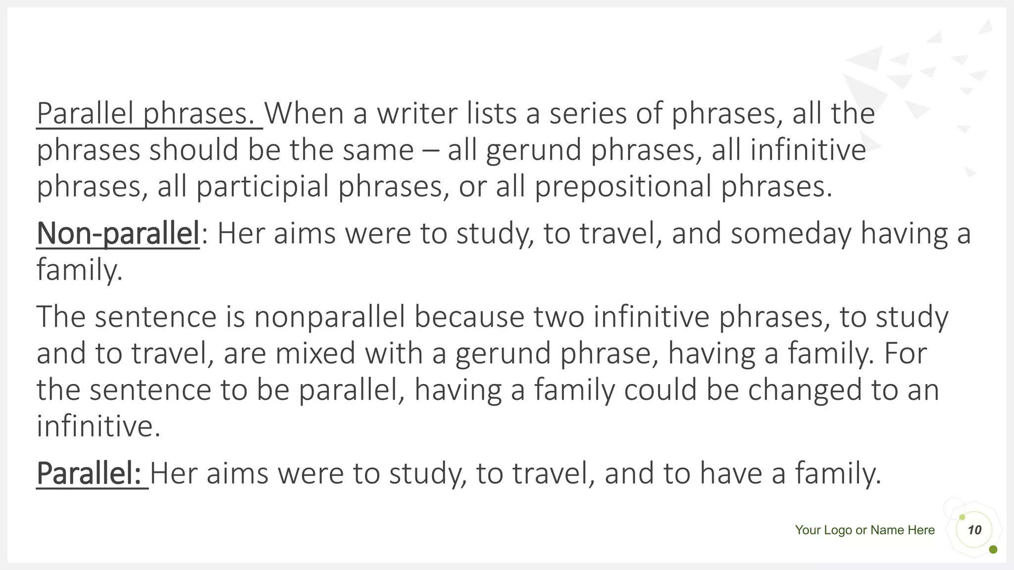 Using Parallel Structures-May 10.pptx