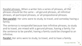 Using Parallel Structures-May 10.pptx