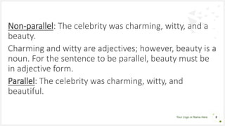 Using Parallel Structures-May 10.pptx