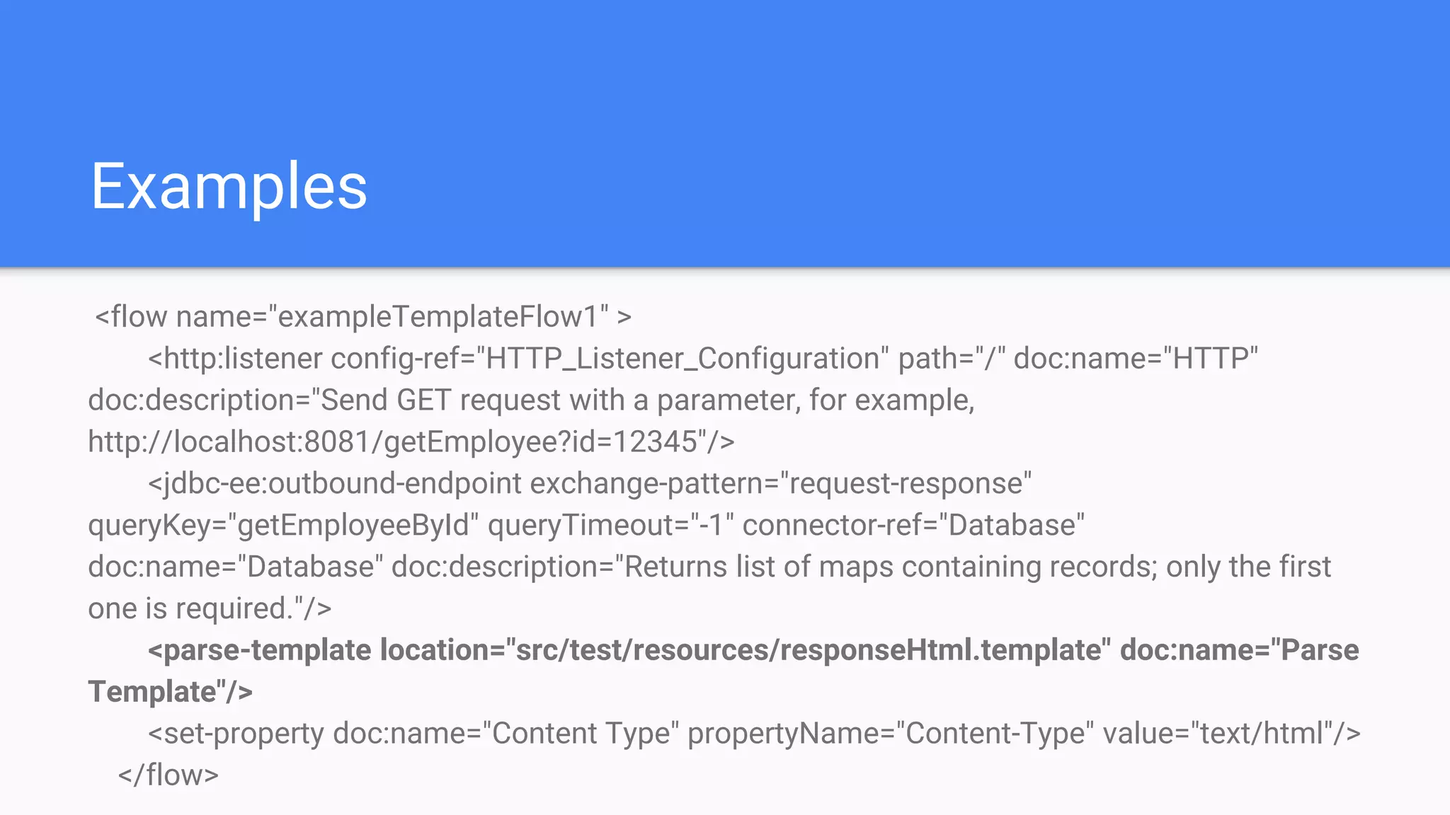 Using parse template component | PPTX