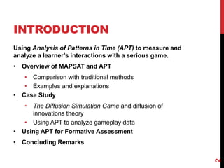 Using Pattern Matching to Assess Gameplay | PPT
