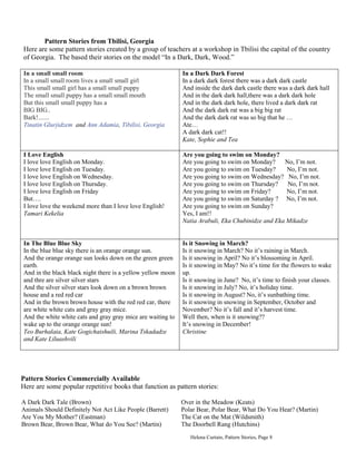 Using pattern stories in the world language classroom helena curtain | PDF