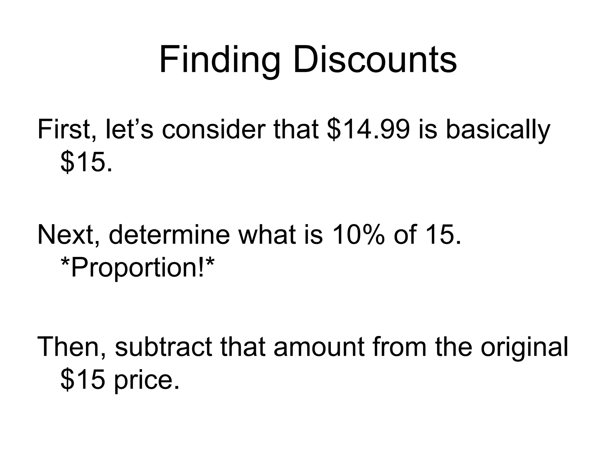 Using Percents | PPT