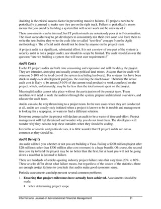 Using Periodic Audits To Prevent Catastrophic Project Failure | PDF ...