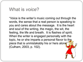 Using personal voice in writing (1) | PPT