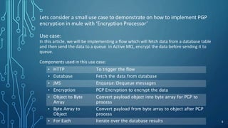 Using pgp with mule | PPTX