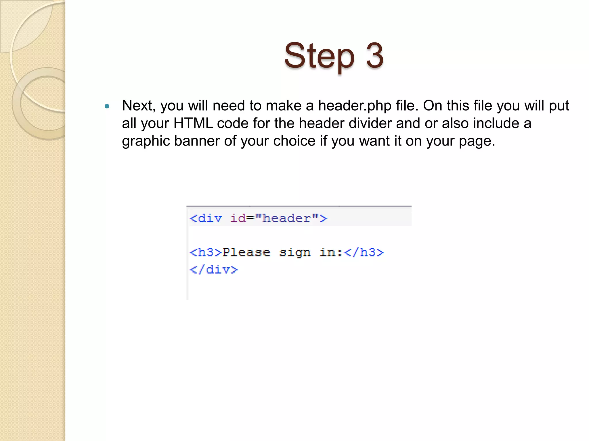 Using php to design a guestbook website tutorial | PPTX