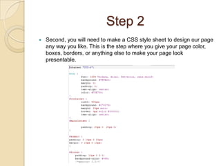 Using php to design a guestbook website tutorial | PPTX