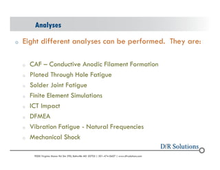 Using Physics of Failure to Predict System Level Reliability for Avionic Systems | PPT