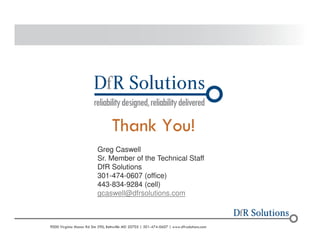 Using Physics of Failure to Predict System Level Reliability for Avionic Systems | PPT