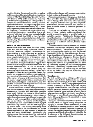 Using picture books to support young children s literacy | PDF