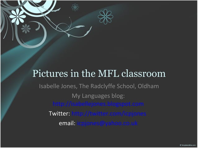Using pictures in mfl | PPT