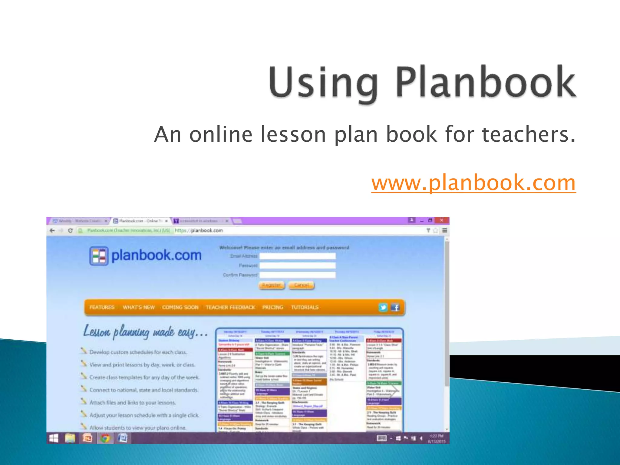 Using planbook | PPTX | Homework and Study | Education