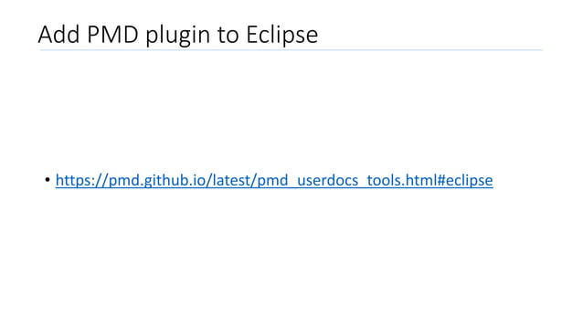 Using Pmd To Ensure Apex Coding Best Practices Ppt
