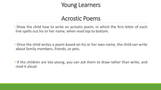 Using Poetry in the English Language Classroom…why (not)? | PPTX ...