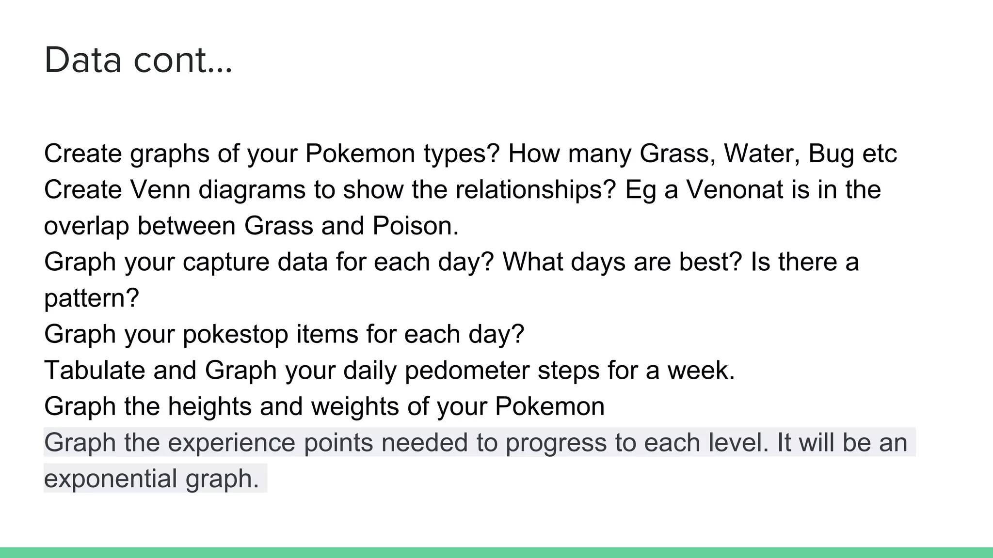 Using pokemon go in maths | PPTX