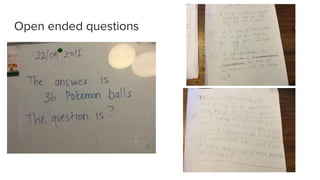 Using pokemon go in maths | PPTX