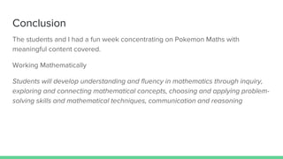 Using pokemon go in maths | PPTX