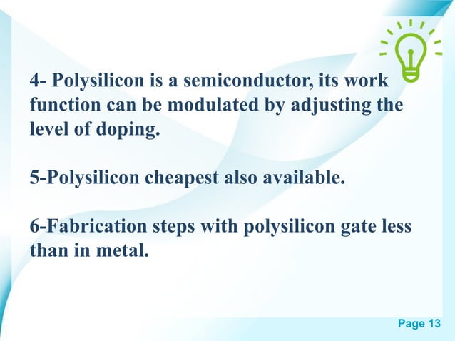Using polysilicon as a gate contact instead of metal in CMOS | PDF