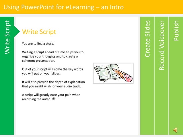 Using power point for elearning - an intro | PPTX