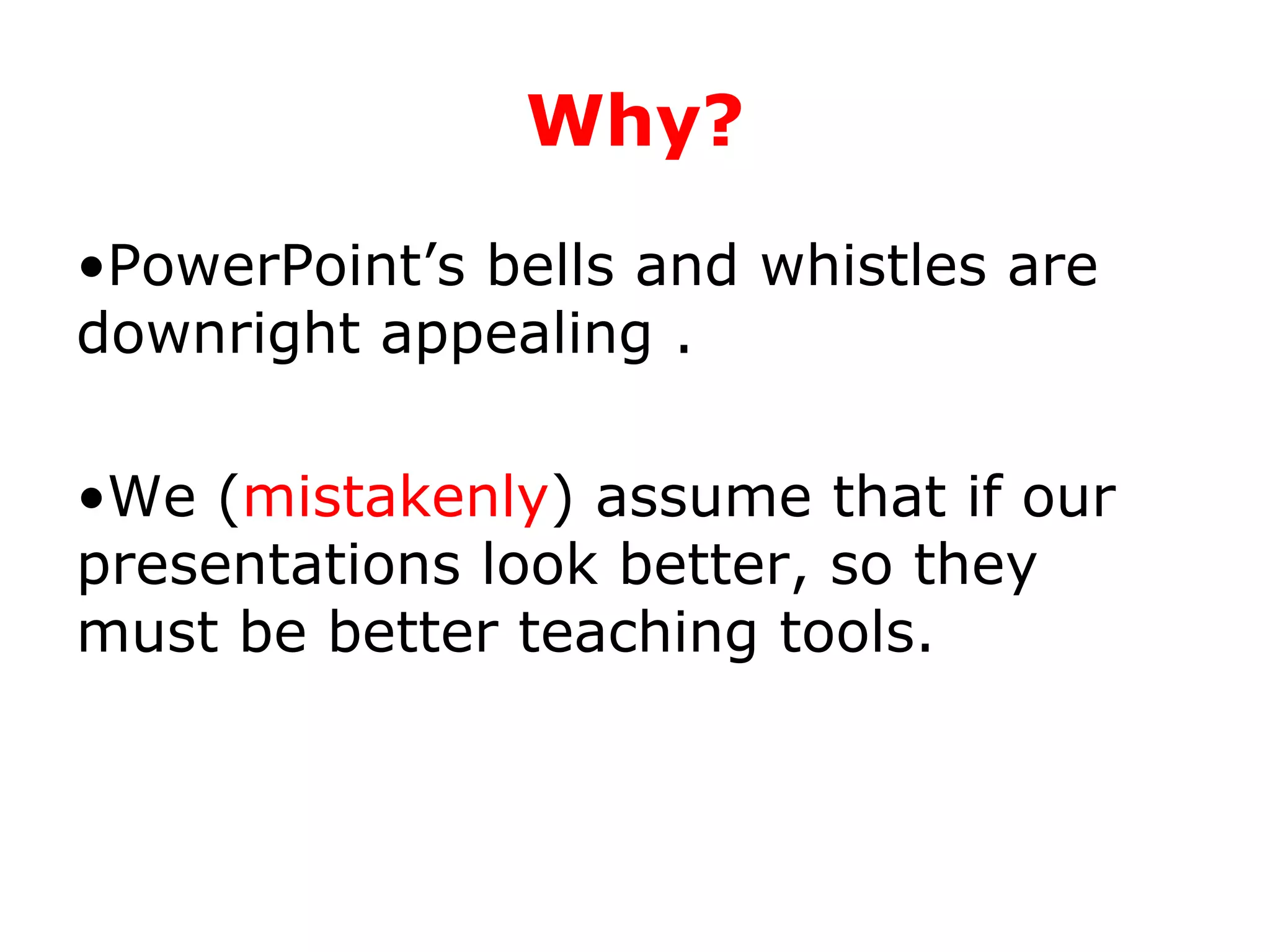 Using powerpoint in teaching | PPS