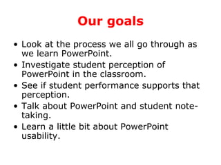 Using powerpoint in teaching | PPS