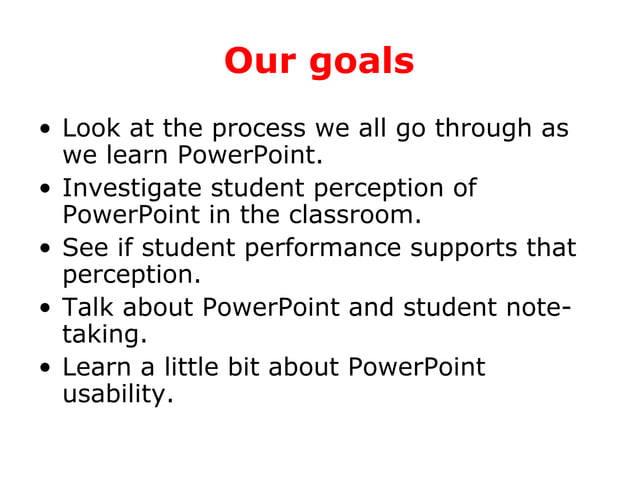 Using powerpoint in teaching | PPS