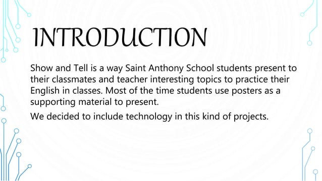 Using power point to show and tell | PPT