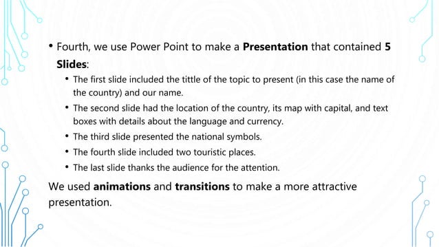 Using power point to show and tell | PPT