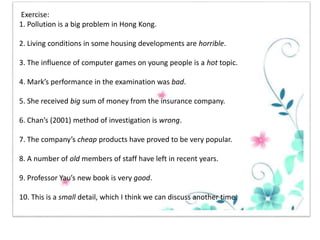 Using precise words | PPTX