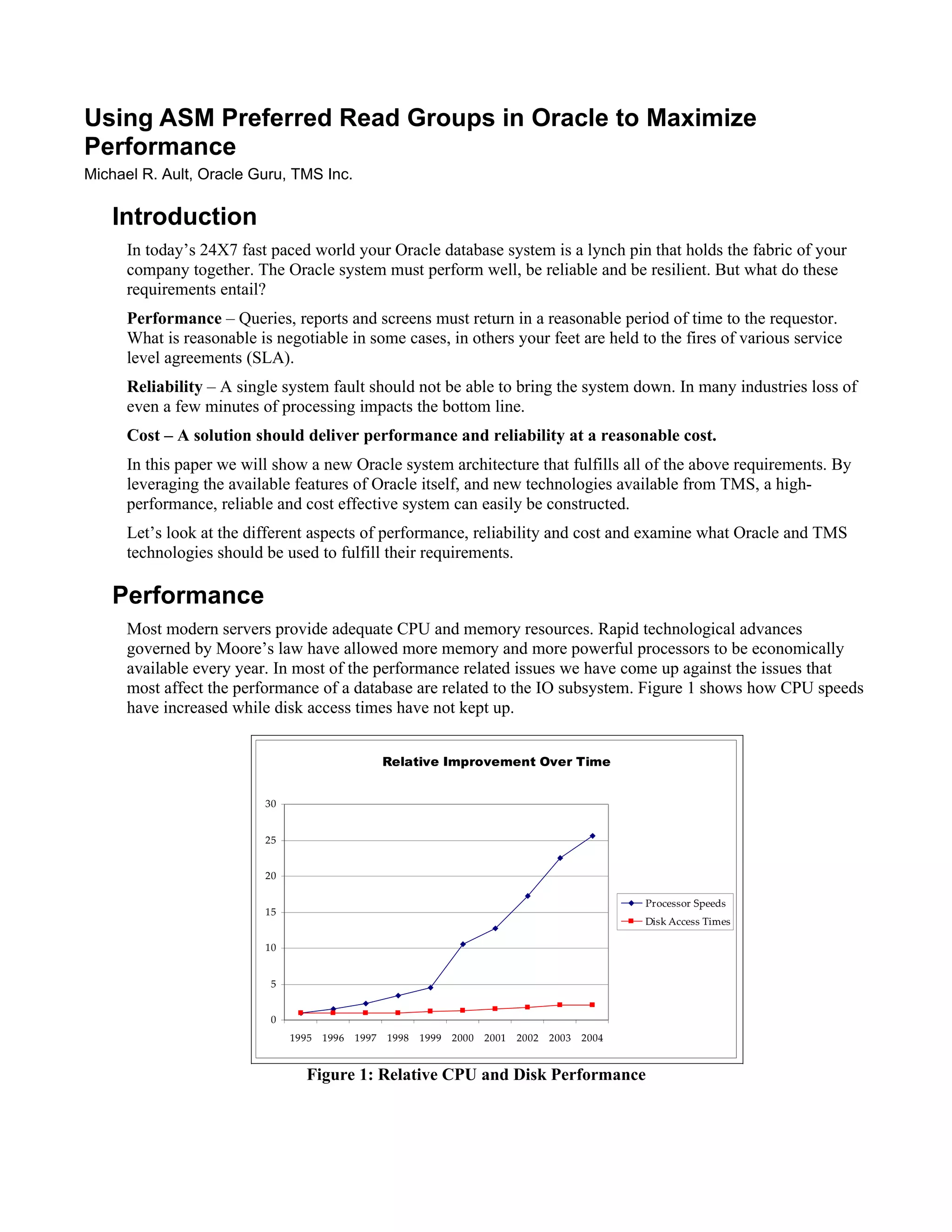 Using preferred read groups in oracle asm michael ault | PDF
