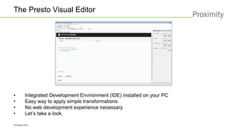 Using Presto for web-based GUI for green screens | PDF
