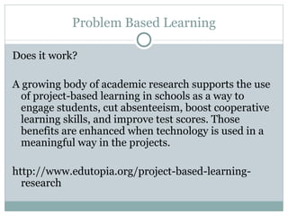 Using Problem Based Learning In Educational Psychology | PPT ...
