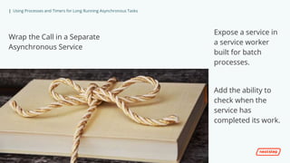 Using Processes and Timers for Long-Running Asynchronous Tasks | PPT