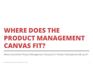 Using Product Management Canvas | PPT