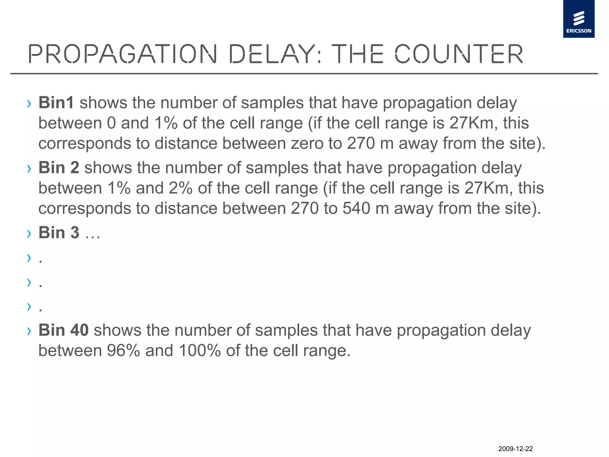 Using Propagation Delay In Wcdma Ran Optimizationppt
