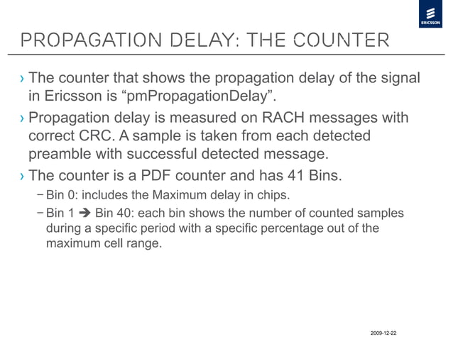 Using Propagation Delay In Wcdma Ran Optimizationppt
