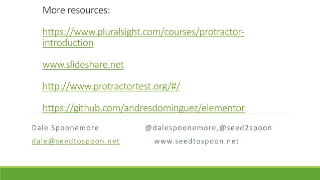 Using Protractor To Build Automated Ui Tests Pptx Computing Technology And Computing