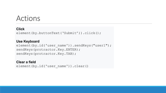 Automated Smoke Tests With Protractor Pptx Browsers Computer Software And Applications