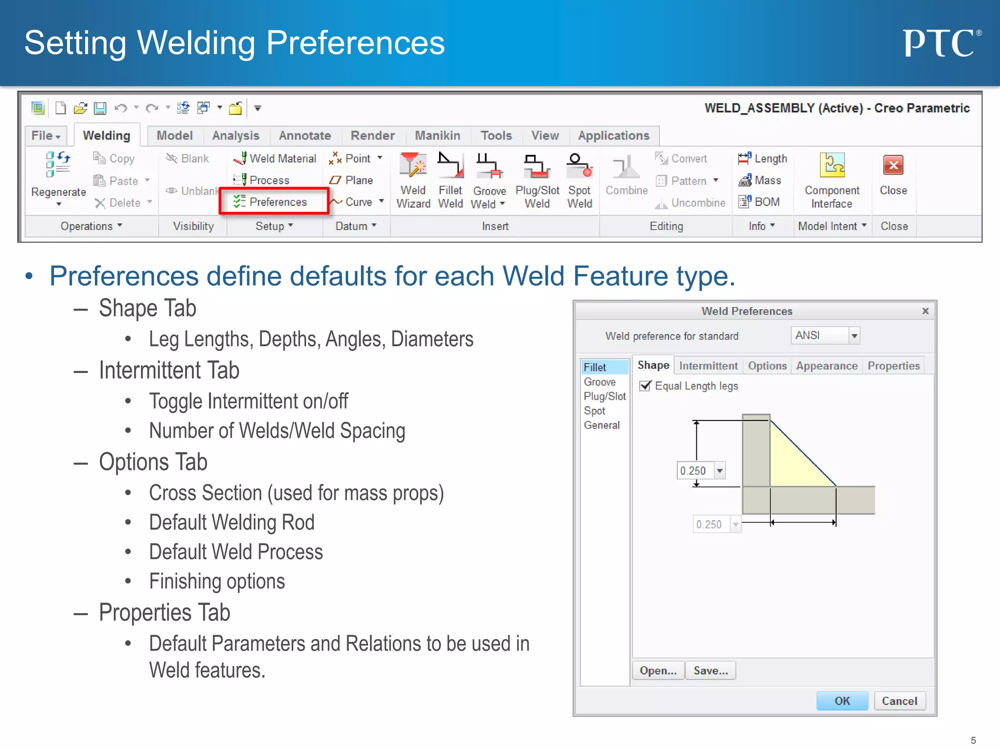 Using pro weld in creo 2.0 | PDF