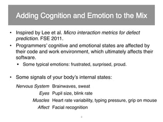 Using psycho physiological sensors to assess task difficulty in software development | PPT