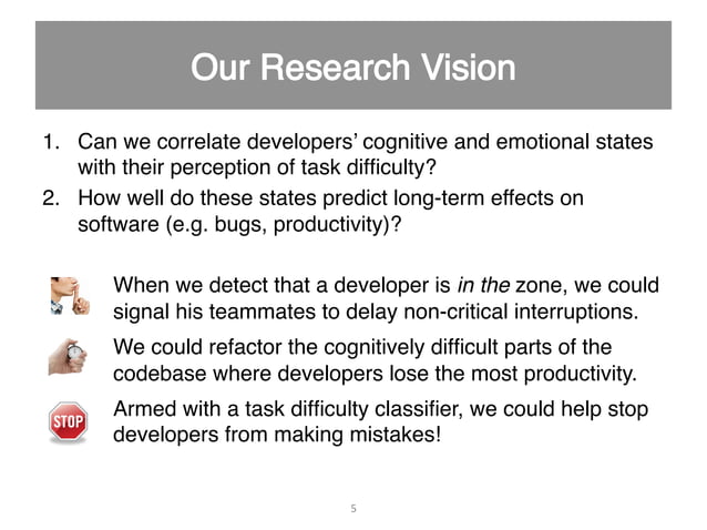 Using psycho physiological sensors to assess task difficulty in software development | PPT