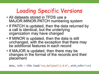 Using Public Datasets with TensorFlow.pptx