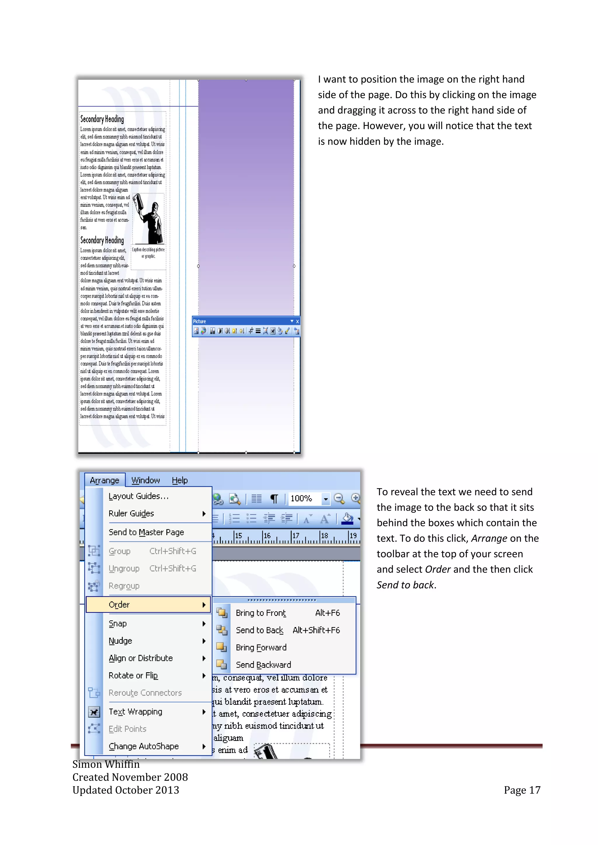 An introduction to MS Publisher | PDF
