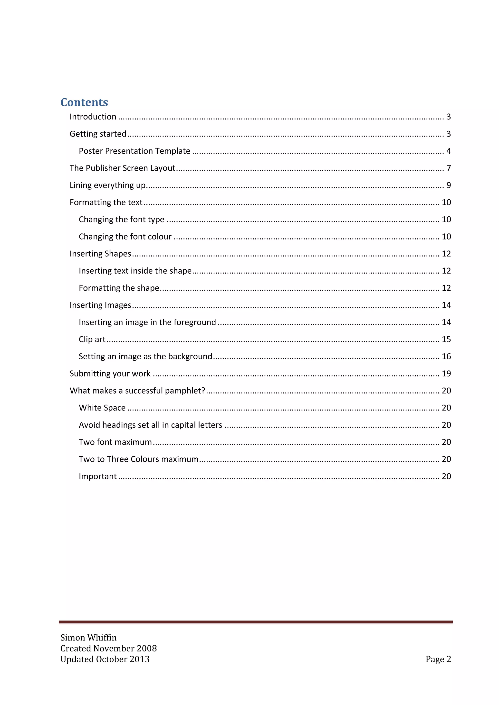 An introduction to MS Publisher | PDF | Desktop Publishing | Computer Software and Applications