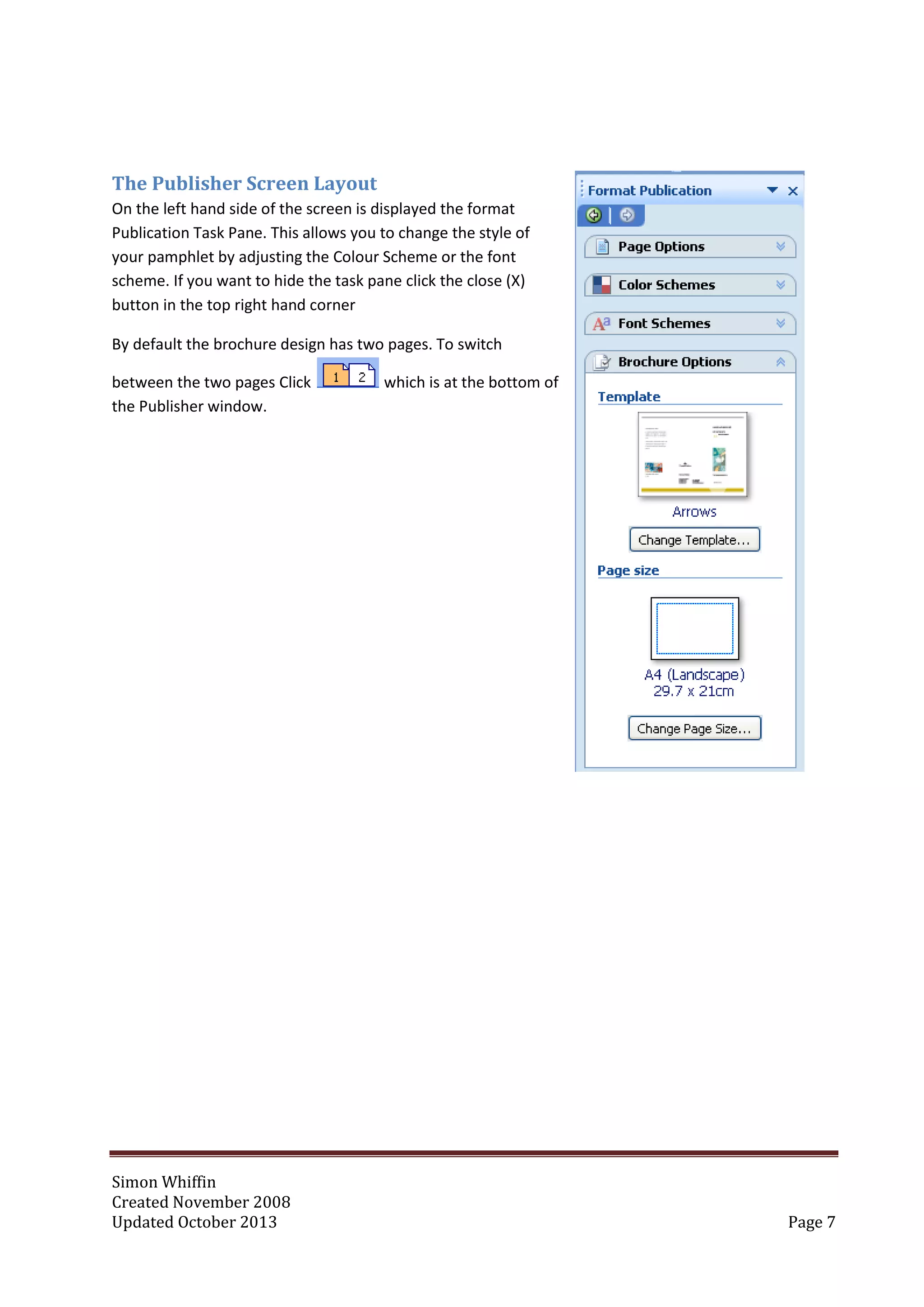 An introduction to MS Publisher | PDF