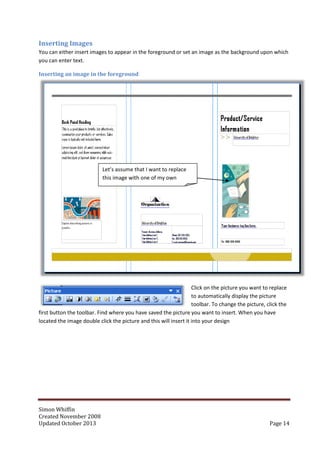 An introduction to MS Publisher | PDF
