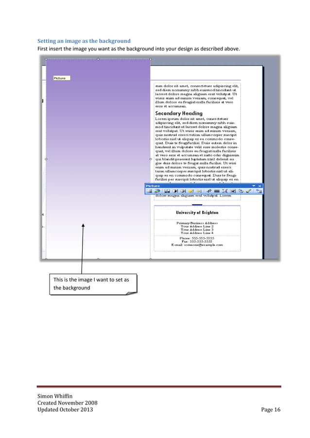 An introduction to MS Publisher | PDF | Desktop Publishing | Computer ...