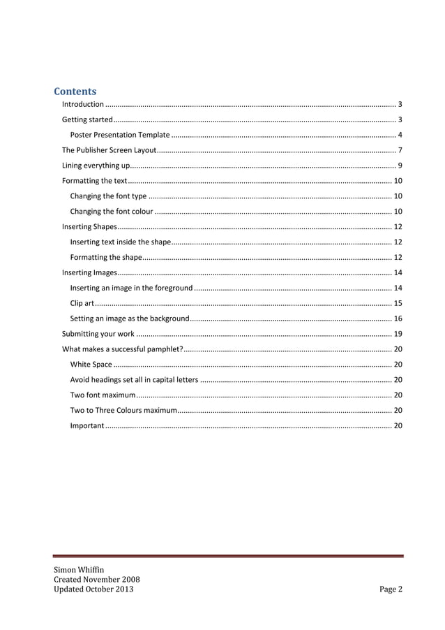 An introduction to MS Publisher | PDF | Desktop Publishing | Computer ...