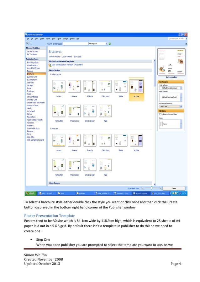 An introduction to MS Publisher | PDF | Desktop Publishing | Computer ...